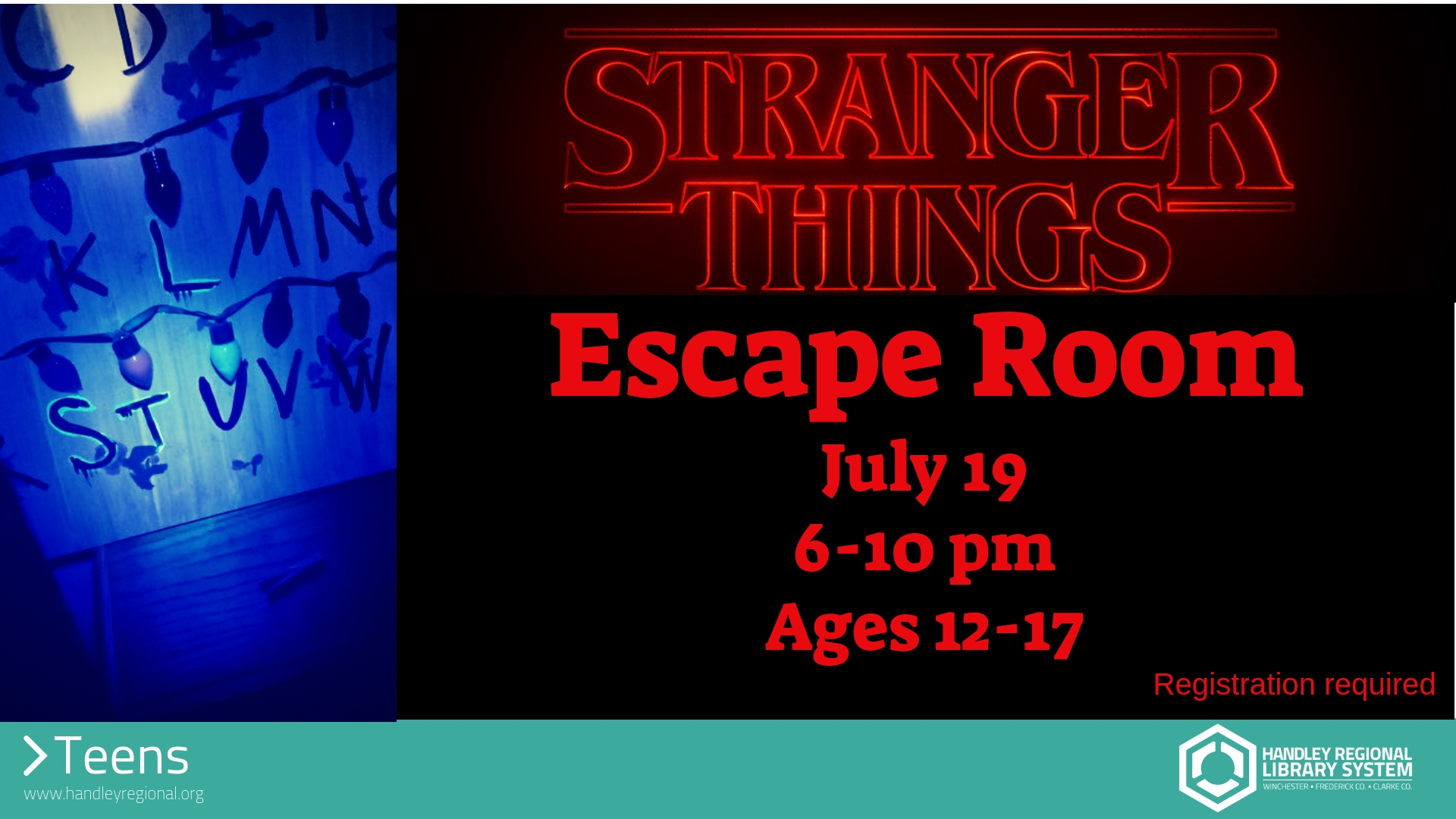 Stranger Things Escape Room | Handley Regional Library System